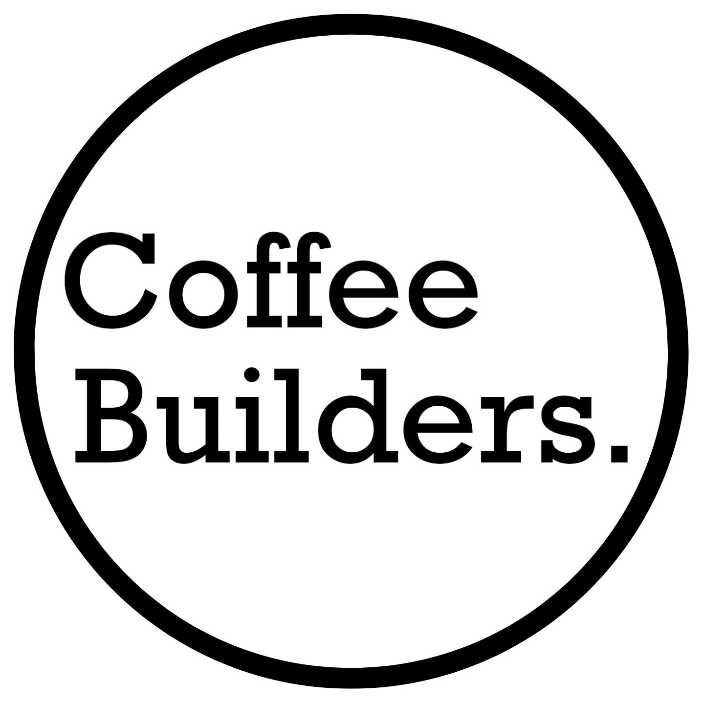 Coffee Builders. Menu